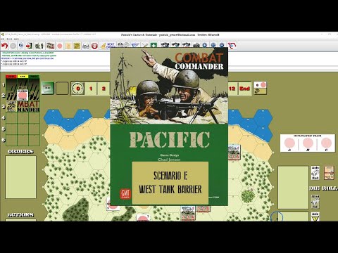 Combat Commander: Pacific - Scenario E - West Tank Barrier - YouTube