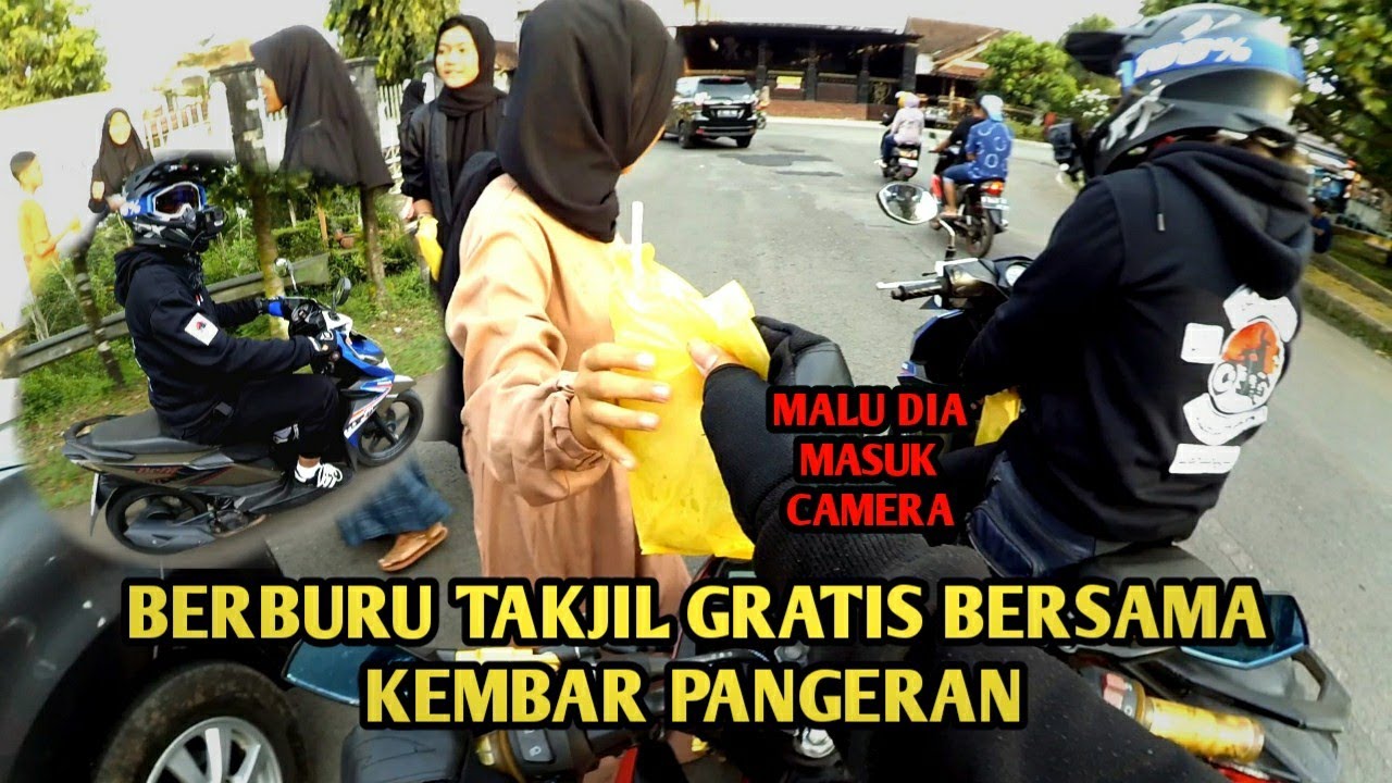 NYORED BERSAMA 2 MOTOVLOG KONYOL PEMBURU TAKJIL GRATISS!!! - YouTube
