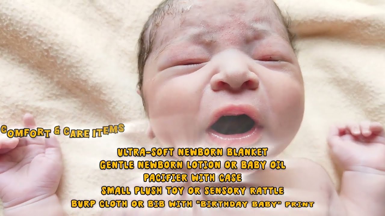 Cutest Moments of Adorable Newborn Baby's Birthday First Cry ...