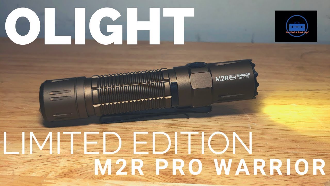 Olight M2R Pro Warrior (Limited Edition Desert Tan) - YouTube