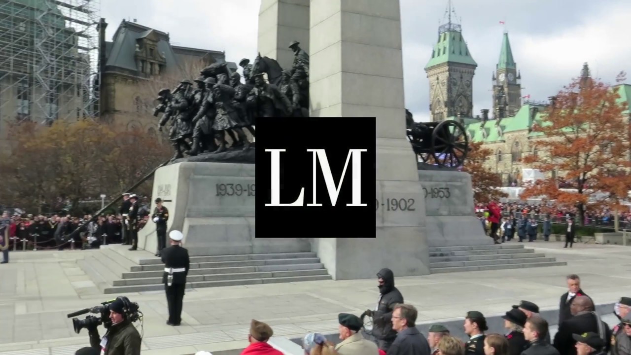 RCAF Flyby at National War Memorial | Remembrance Day 2016 - YouTube
