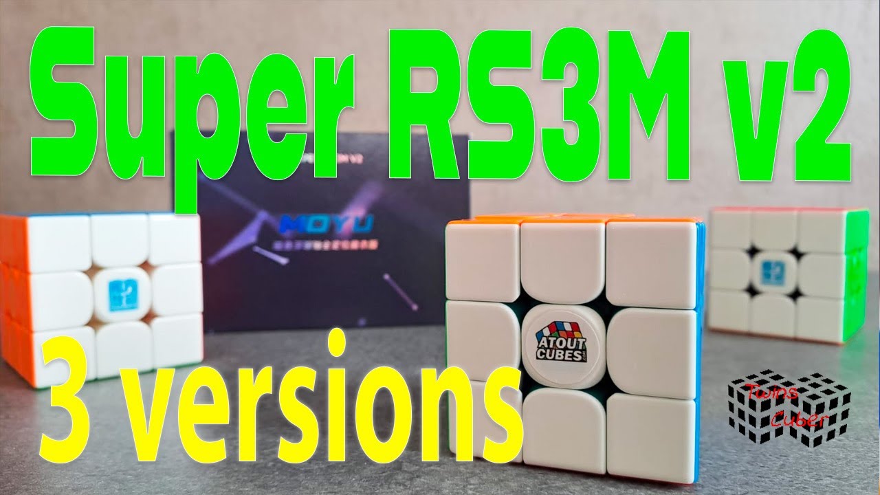 Test des 3 versions du MoYu Super RS3M V2 - YouTube