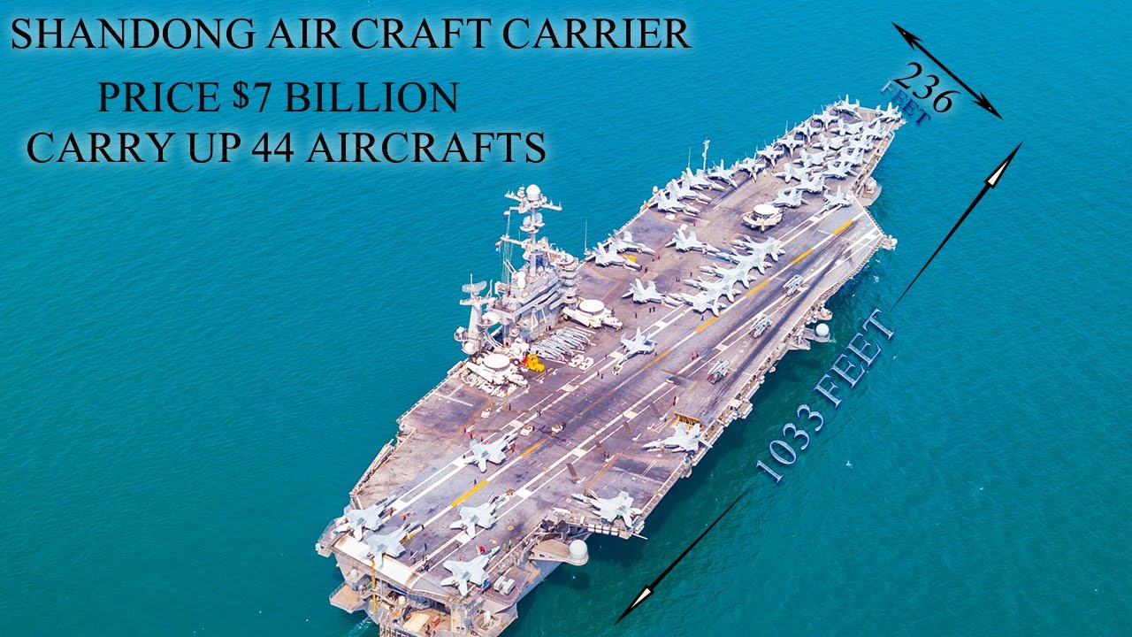 Shandong Aircraft Carrier China's Biggest Aircraft Career Ship - YouTube