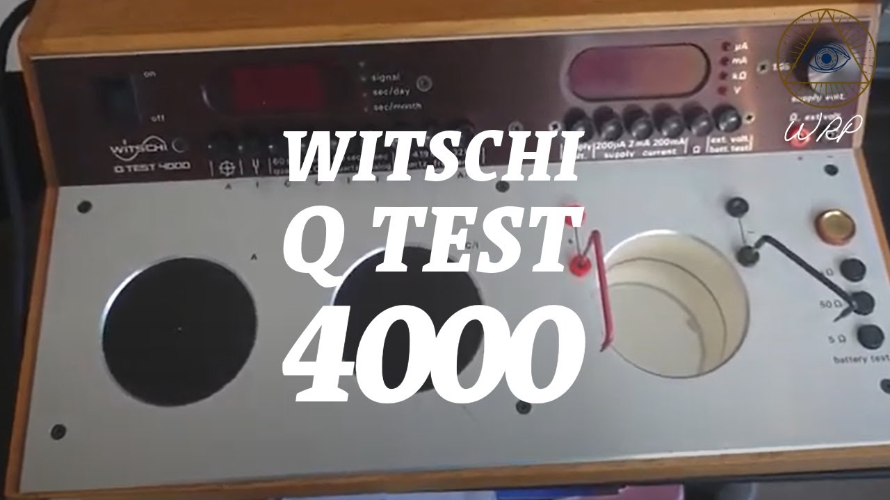 Witschi Q Test 4000 - [Ep.No.120] - YouTube