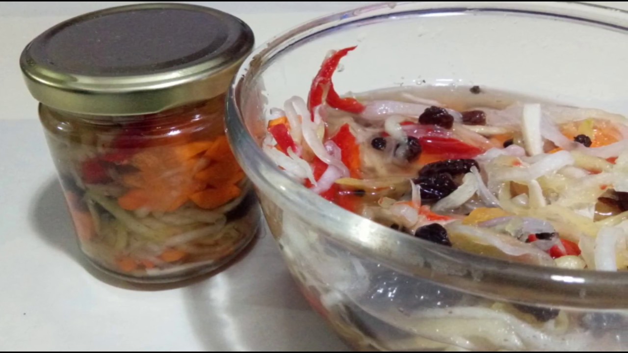 How To make Atchara - YouTube