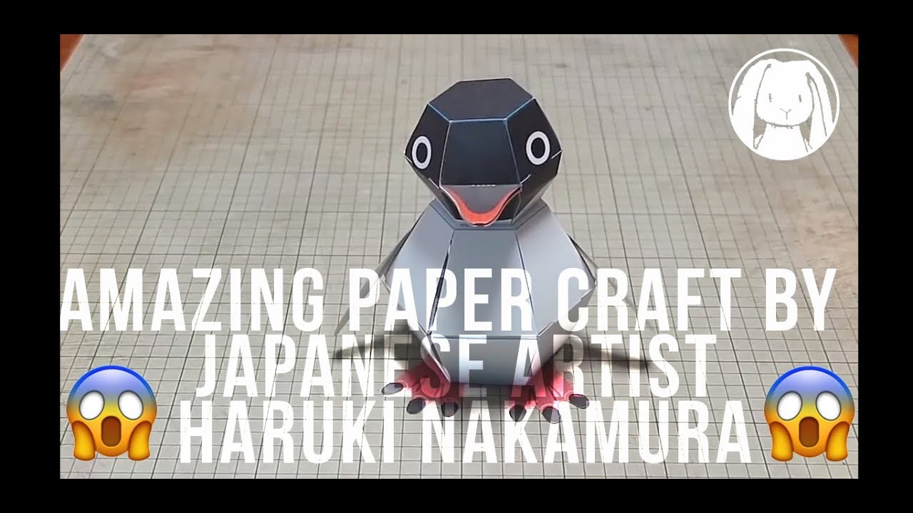 Amazing Paper Craft by Japanese Artist Haruki Nakamura - YouTube