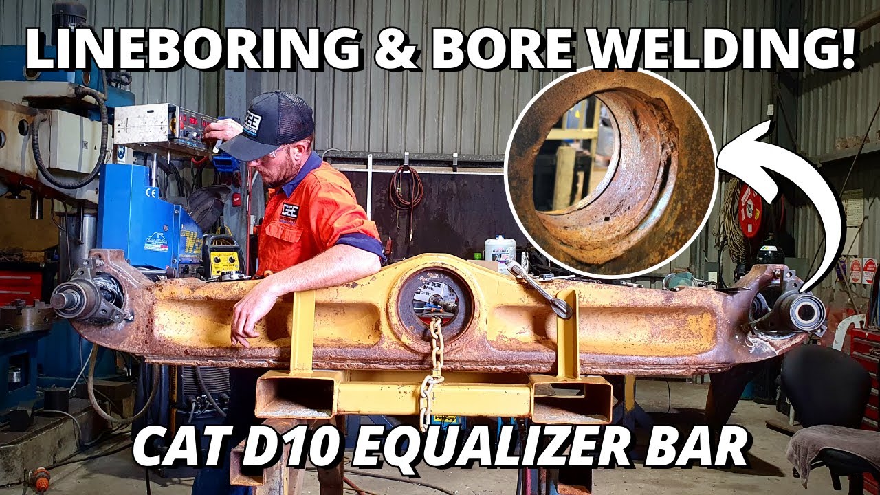 Line boring & Bore welding D10 Dozer Equalizer Bar | Sir Meccanica WS2 ...