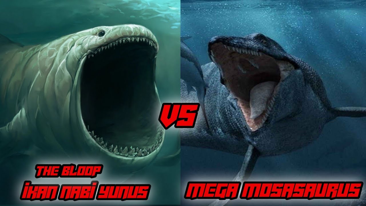 IKAN NABI YUNUS VS MEGA MOSASAURUS (REACTION) - YouTube
