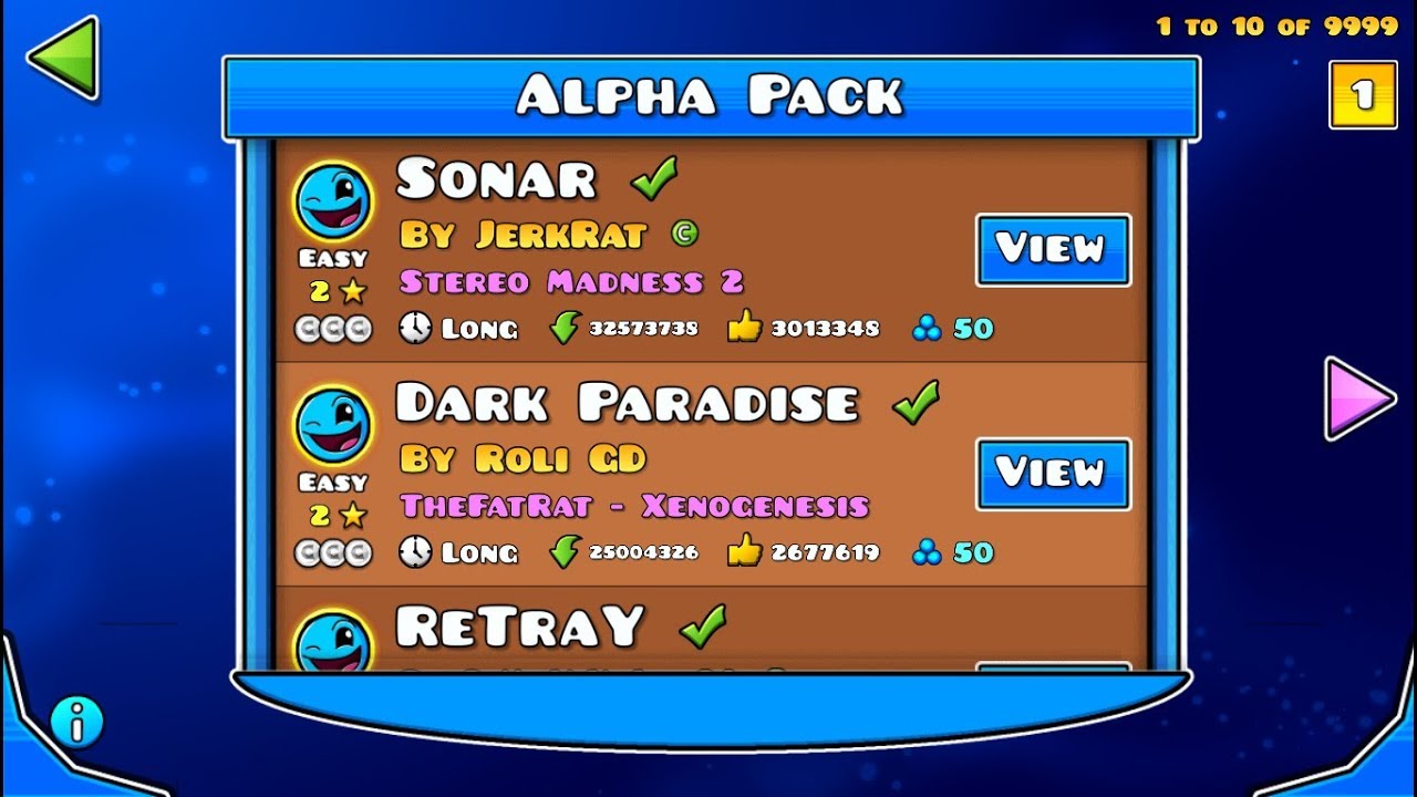 Map Pack 1 [Alpha Pack] | Geometry Dash - YouTube