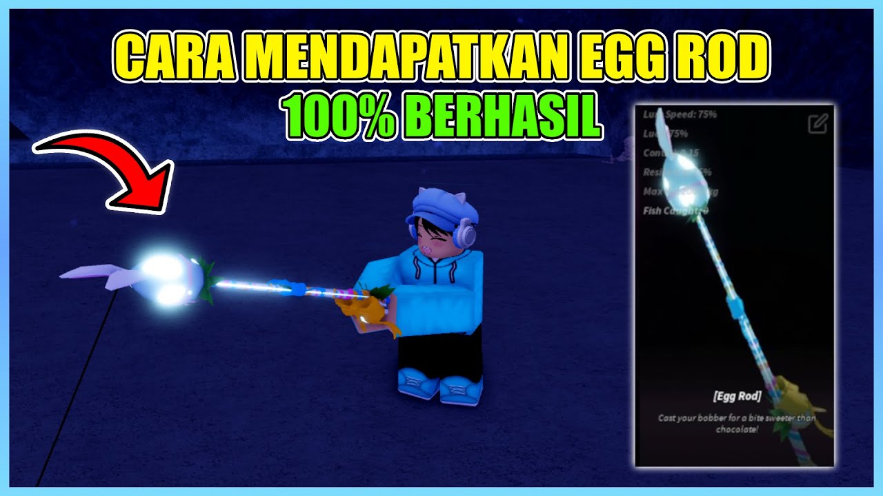CARA MENDAPATKAN EGG ROD DI FISCH 100% BERHASI!! - Roblox Indonesia ...