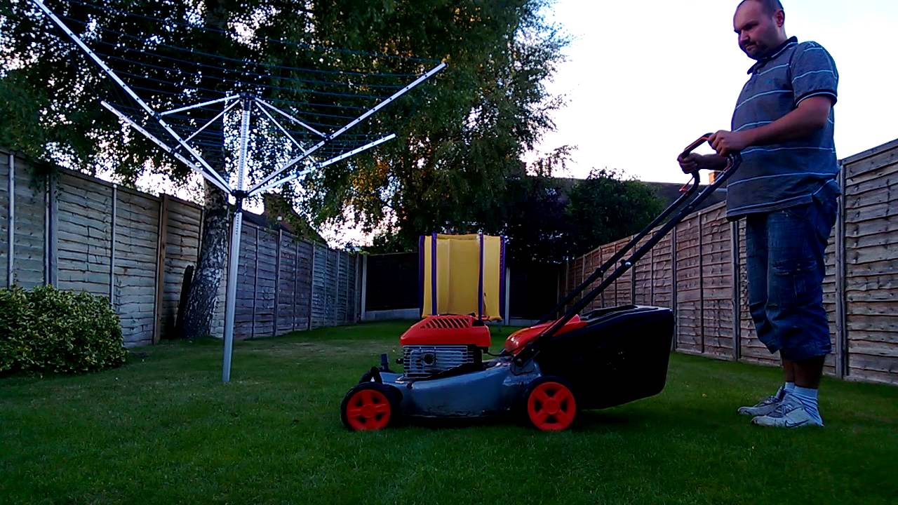 Flymo QuickSilver 46SD Lawn Mower - YouTube