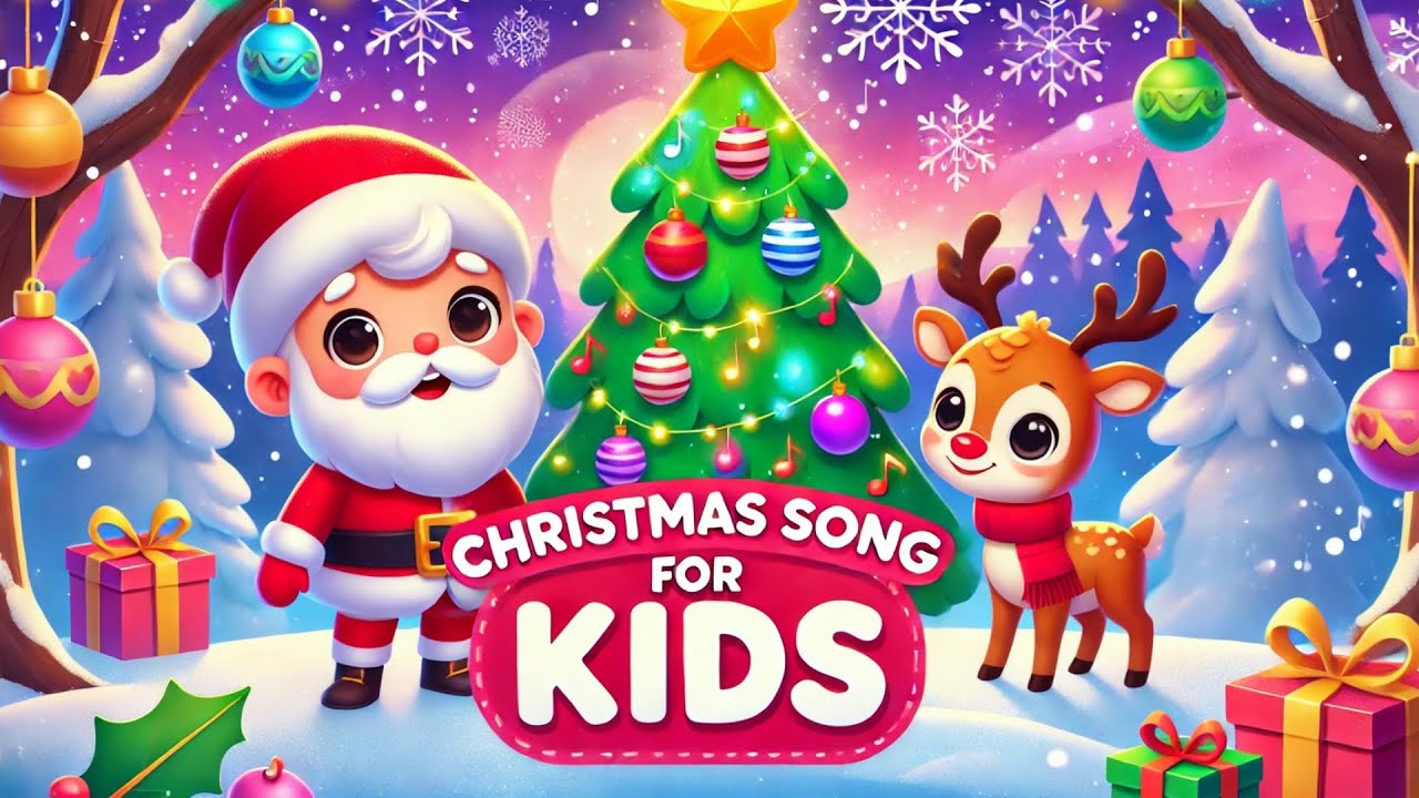 Best Christmas Song for Kids and Toddlers | Fun & Easy Sing Along ...