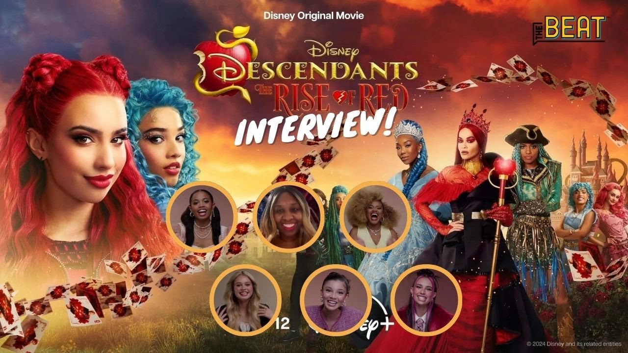 The Cast Of Disney's DESCENDANTS: THE RISE OF RED! - YouTube