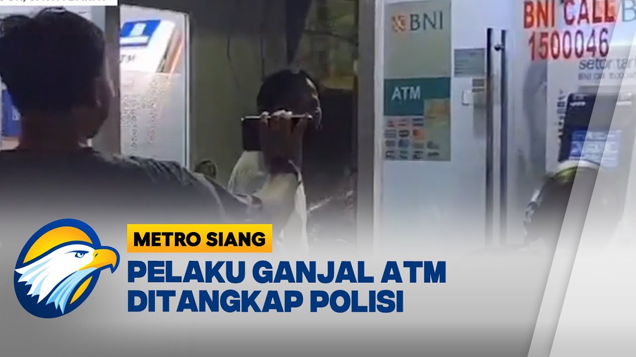 Polisi Tangkap Komplotan Pencuri Modus Ganjal ATM - [BERANTAS] - YouTube