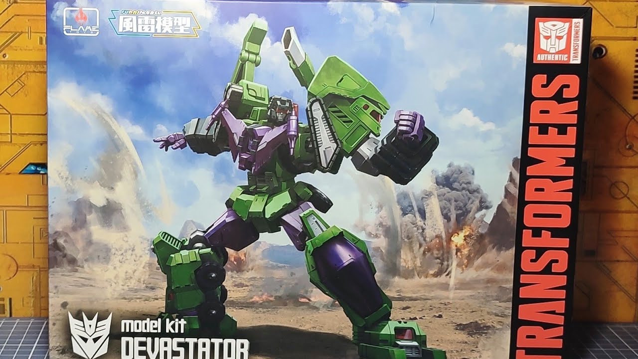 Review FR : Model kit Flame Toys Furai Model : Transformers Devastator ...