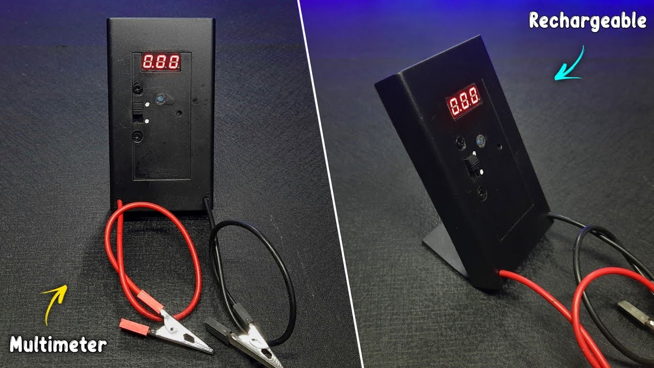 Rechargeable Multimeter ।। how to make a multimeter at home easily ...