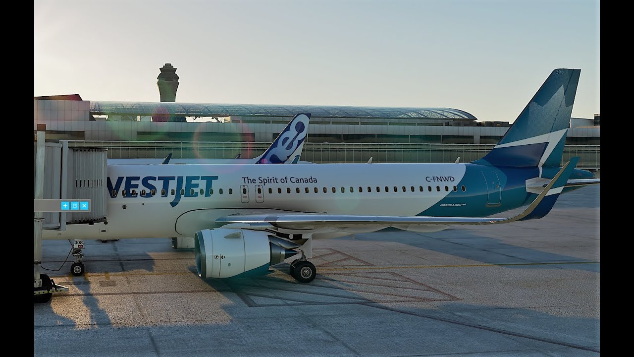 Flight Simulator 2020 Westjet A320 Neo (fictional) - YouTube