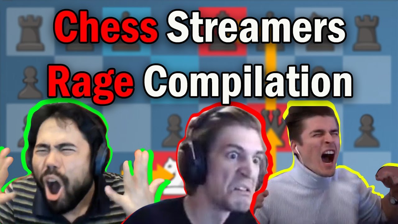 Chess Streamers Rage Compilation | Ft. Hikaru, xQc, Chessbrah and more ...
