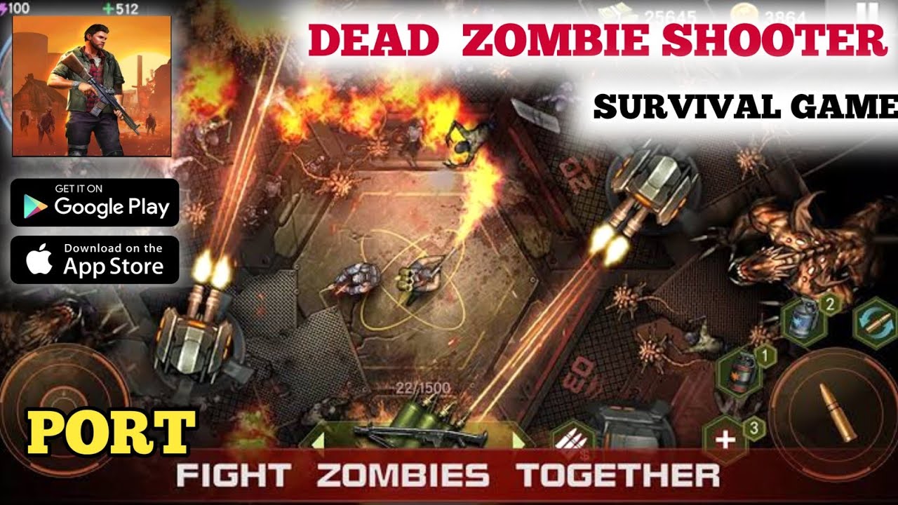 Dead zombie shooter: survival | part 1 |zombie game 2022 | android ...