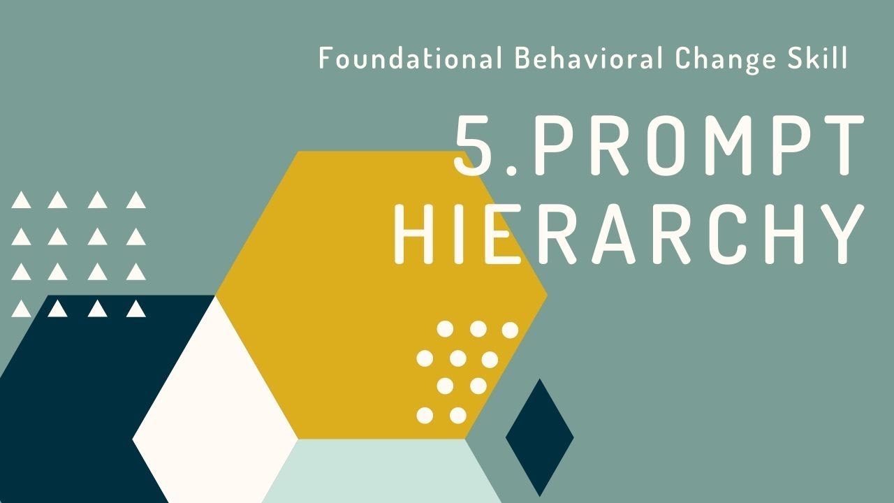 Foundational Behavioral Change Skill 5: Prompt Hierarchy - YouTube