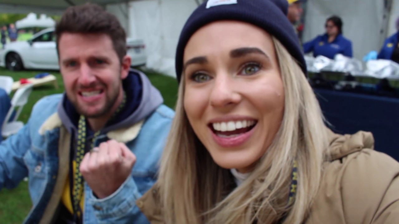 Vlog - University of Michigan Football Game Tailgate - YouTube