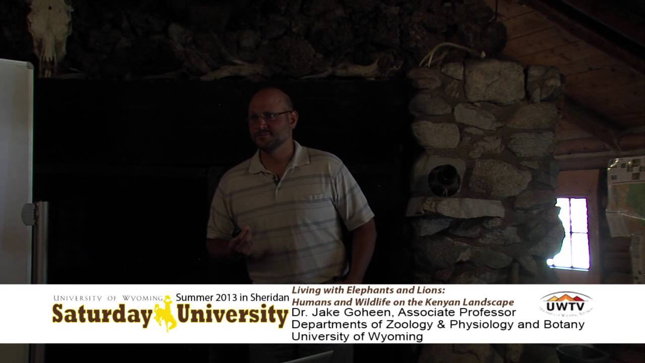 Jake Goheen at Saturday U- Humans and Wildlife on the Kenyan Landscape ...