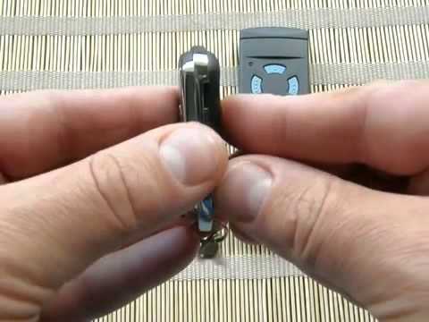 Hormann 868MHz remote cloning procedure Back to Back - YouTube