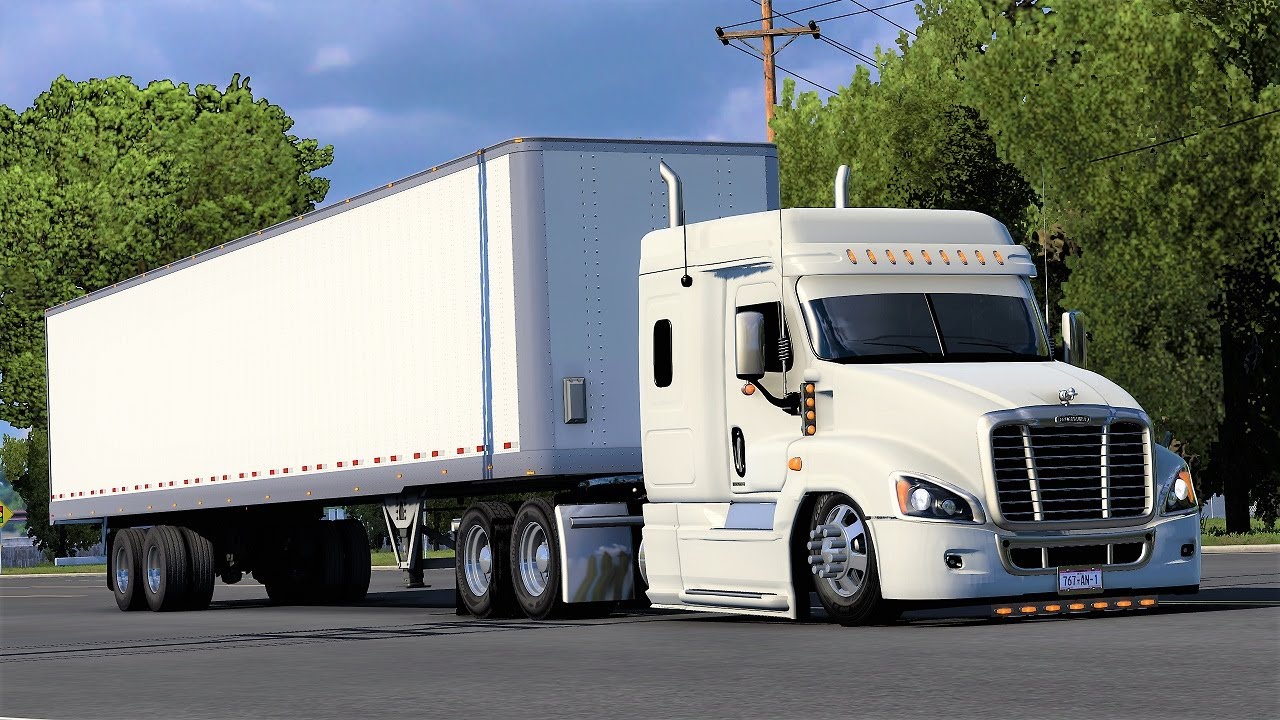 Cascadia Custom Truck Shaneke | Engine / Motor Cummins N14 Zeemod - YouTube