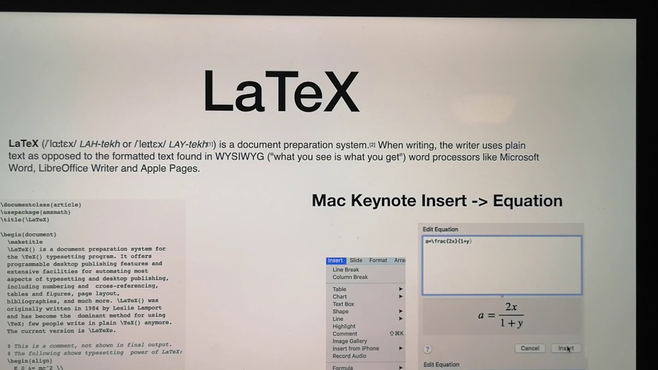 How to use LaTeX to write beautiful formulas - YouTube