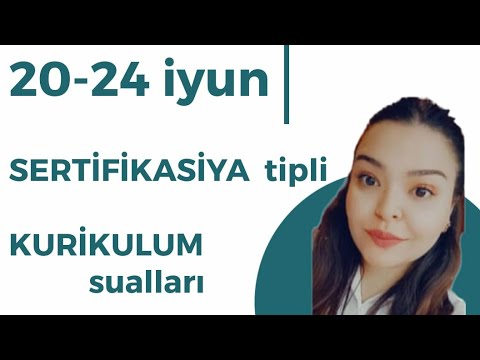 Kurikulum üzre Qarışıq sınaq  ve izahı          Online dersler üçün (050)566-00-61