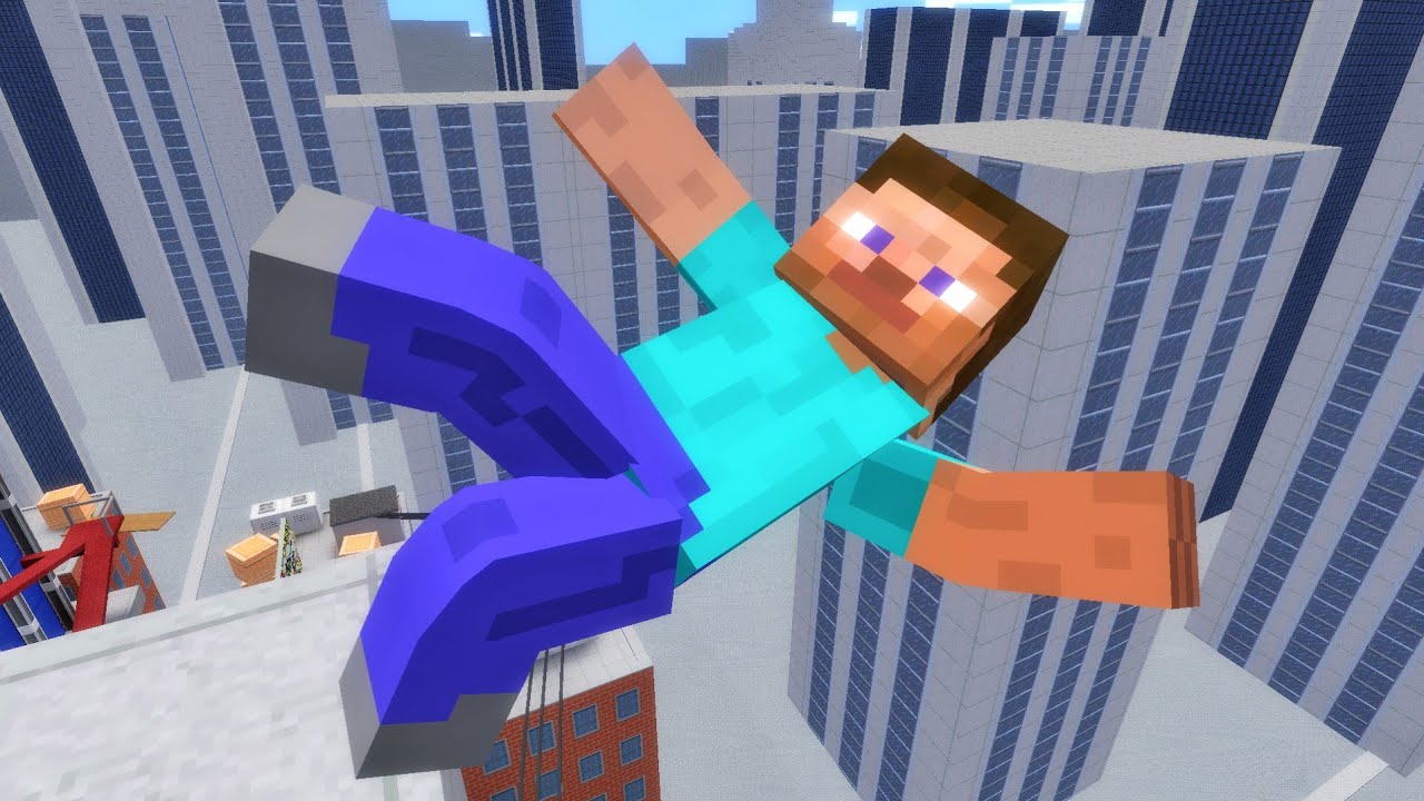 Minecraft Steve Ragdolls Physics (GMOD) Episode 606 - YouTube