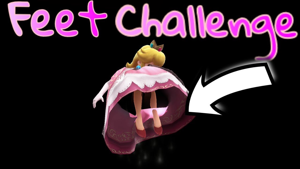 PEACH FEET CHALLENGE (Smash 4) - YouTube