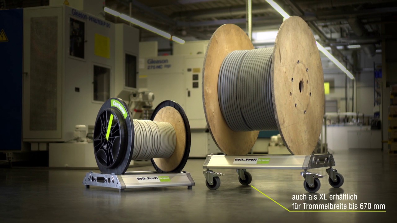 Kabeltrommelabroller – Roll..Profi Original - YouTube