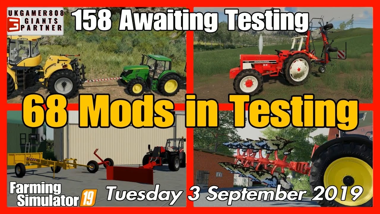 Mods in Testing fs19 Giants mods in testing list #fs19modsreview # ...