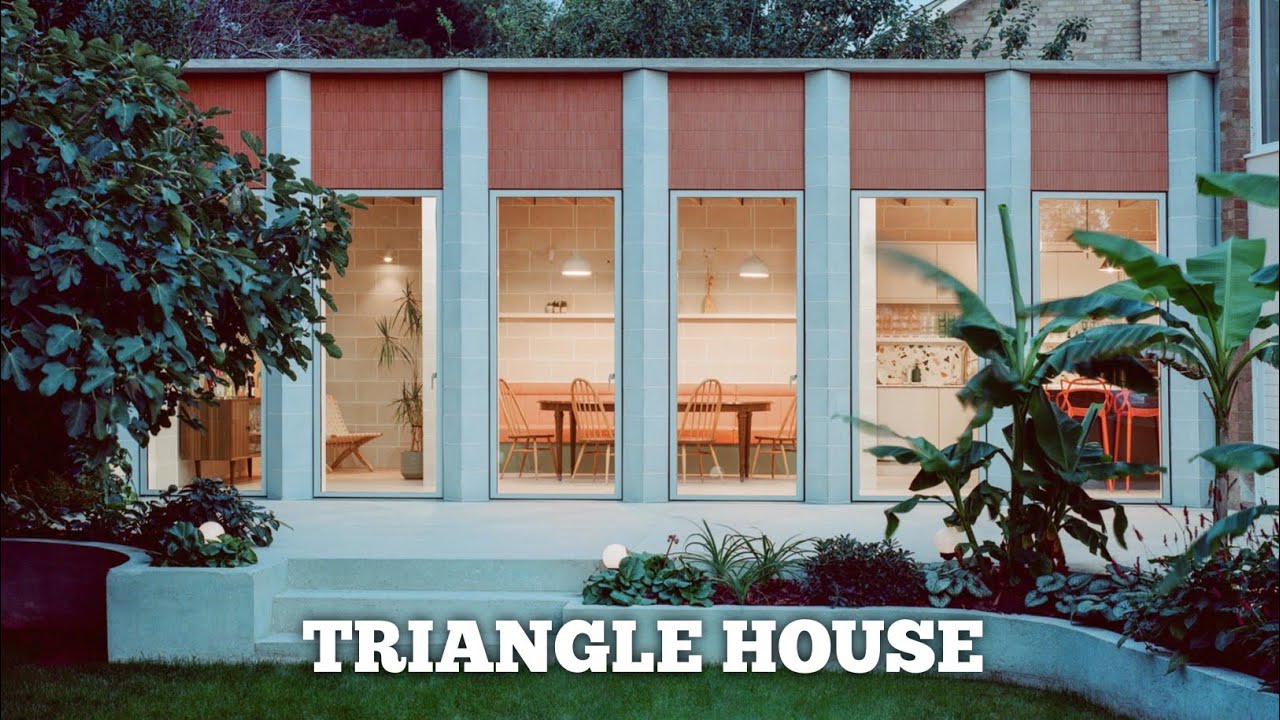 Triangle House: A Modern Homage to Midcentury Architecture - YouTube