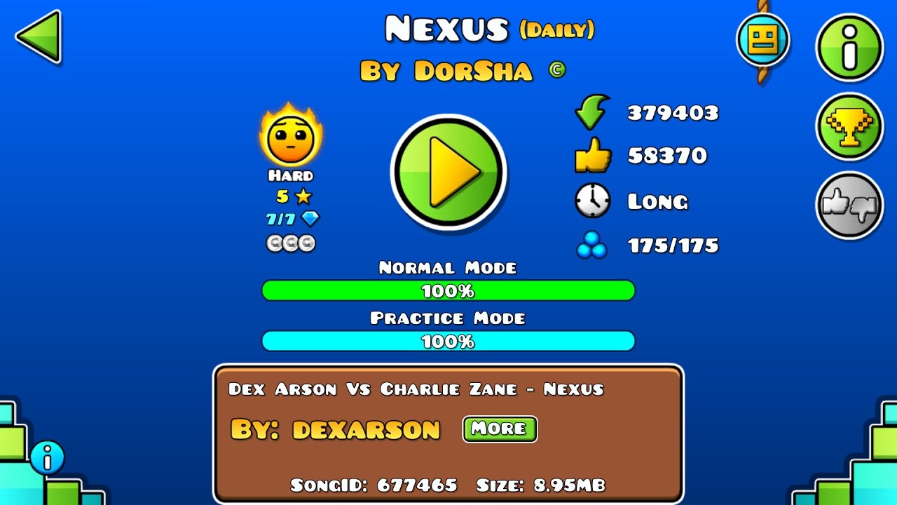 Geometry Dash - Nexus (Daily Level) - All Coins - YouTube