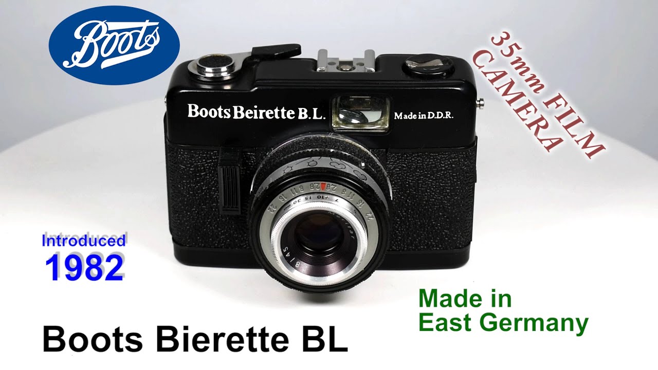 1982 Boots Bierette BL - 35mm Film Camera - YouTube