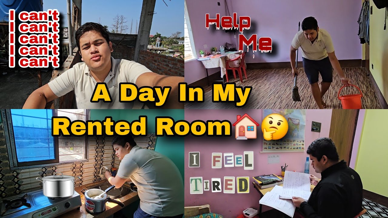 Spending A Day In My Rented Room🏠🤔 || Hectic Day Ever In My Life😩 ...