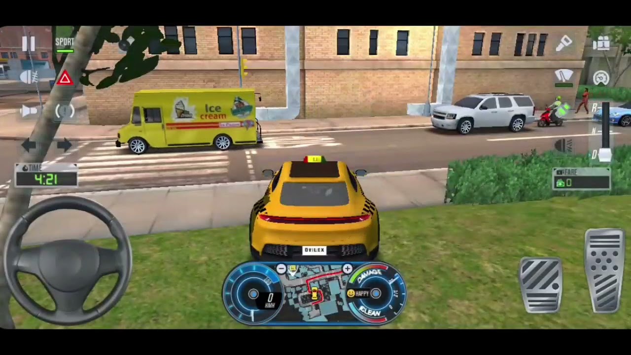 TAXI SIMULATOR 🚕 🚖 UBER DRIVING SIMULATOR ANDROID IOS GAMEPLAY - YouTube