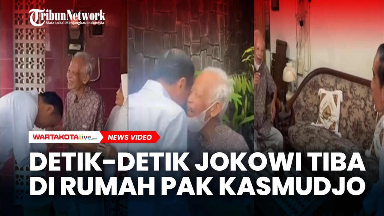 Detik-Detik Jokowi Sowan ke Dosen Pembimbingnya Pak Kasmudjo - YouTube