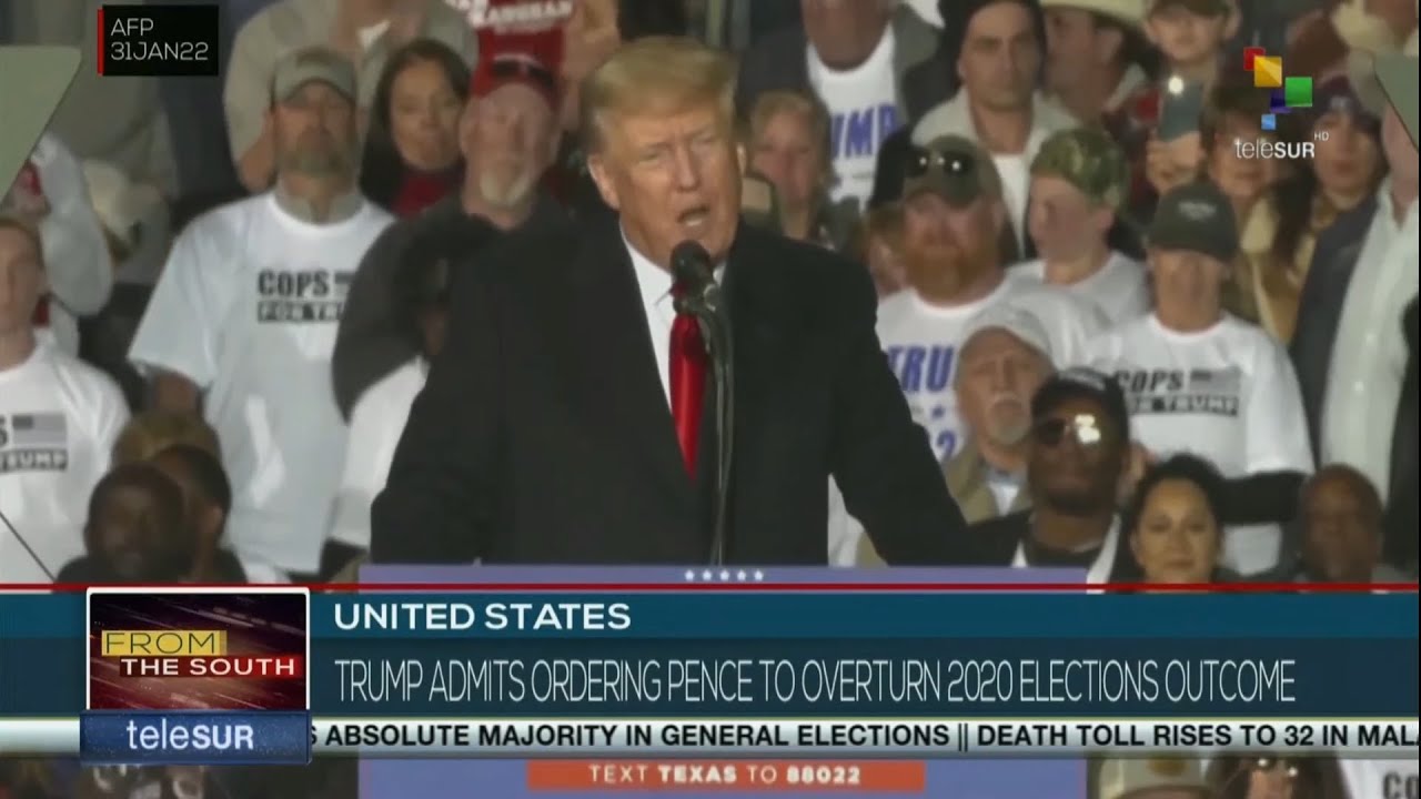 Donald Trump continues to deny the outcome of the 2020 Election - YouTube