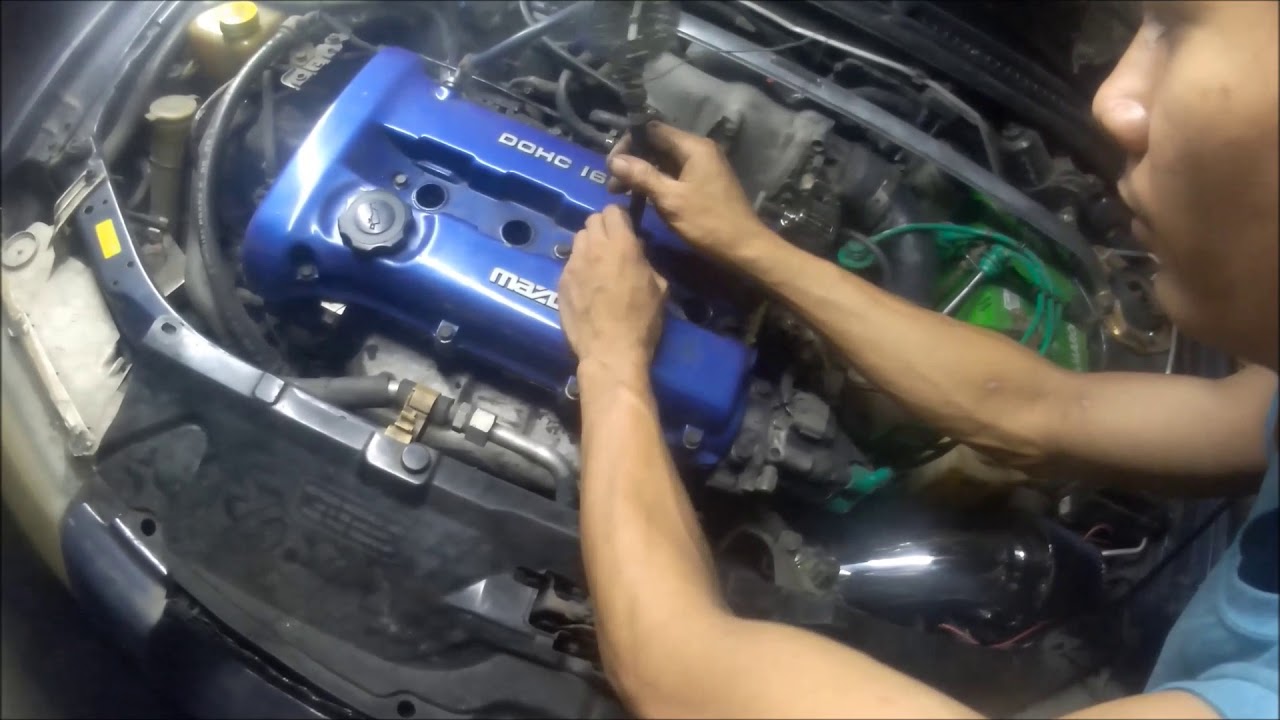 Mazda 323 Custom Turbocharged HOT compression - YouTube
