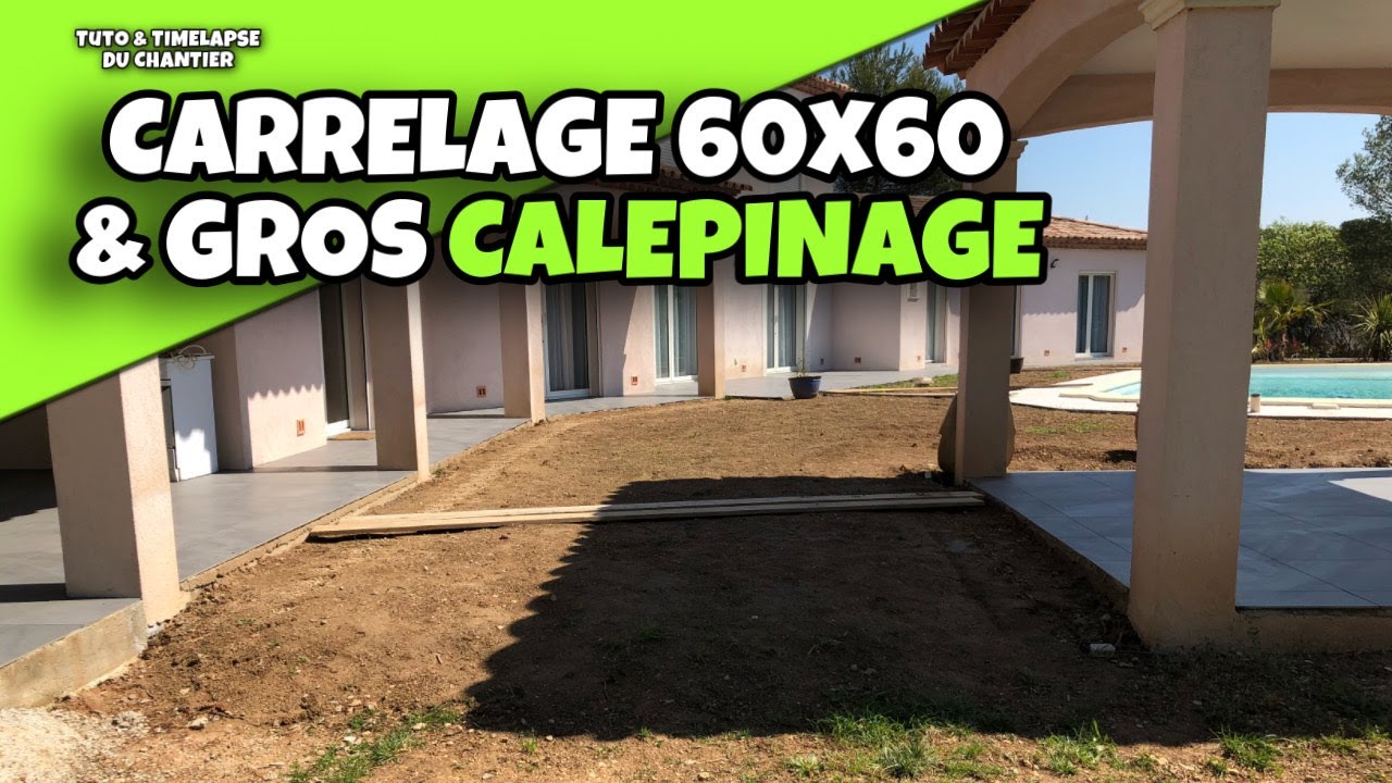 RÉALISER UNE TERRASSE ET UN GROS CALPINAGE - YouTube