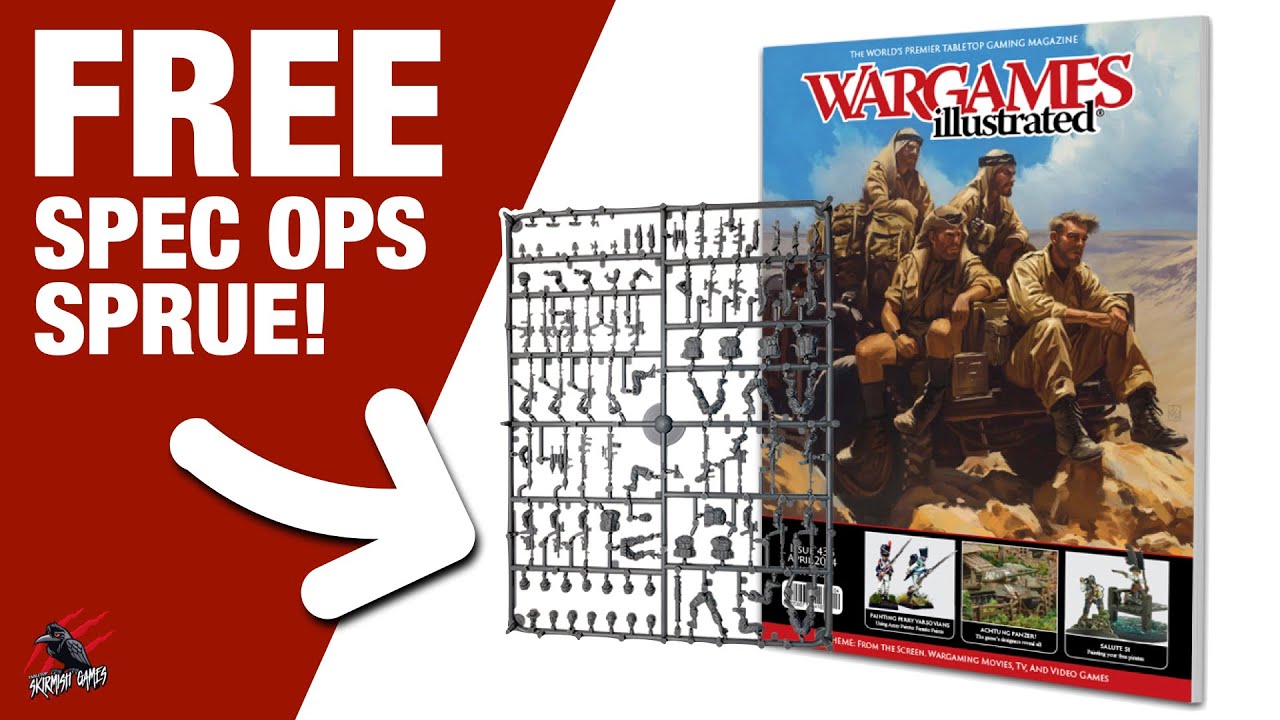 WARGAMES ILLUSTRATED with FREE Spec Ops Sprue! Perfect for Rogue ...
