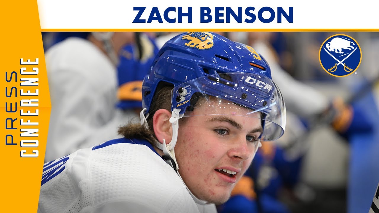 "Such Passionate Fans" | Zach Benson After Buffalo Sabres Development ...
