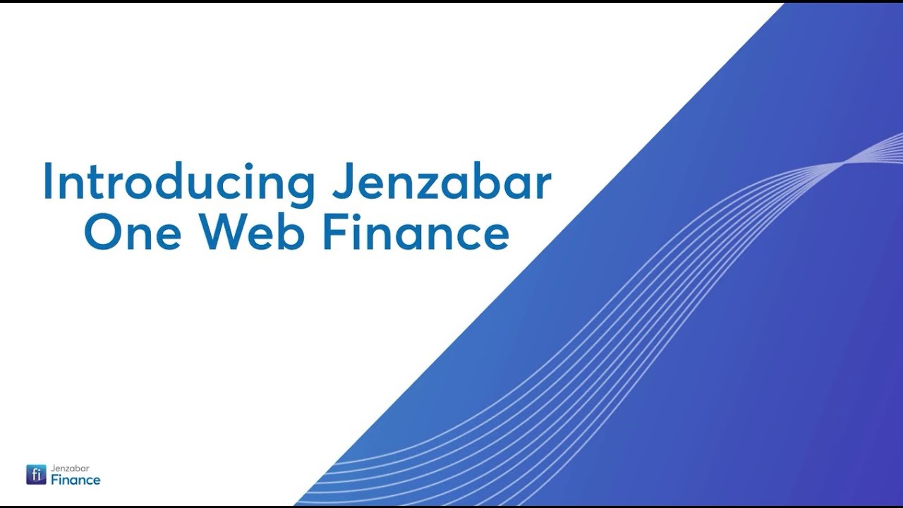 Jenzabar One Web Finance Overview - YouTube