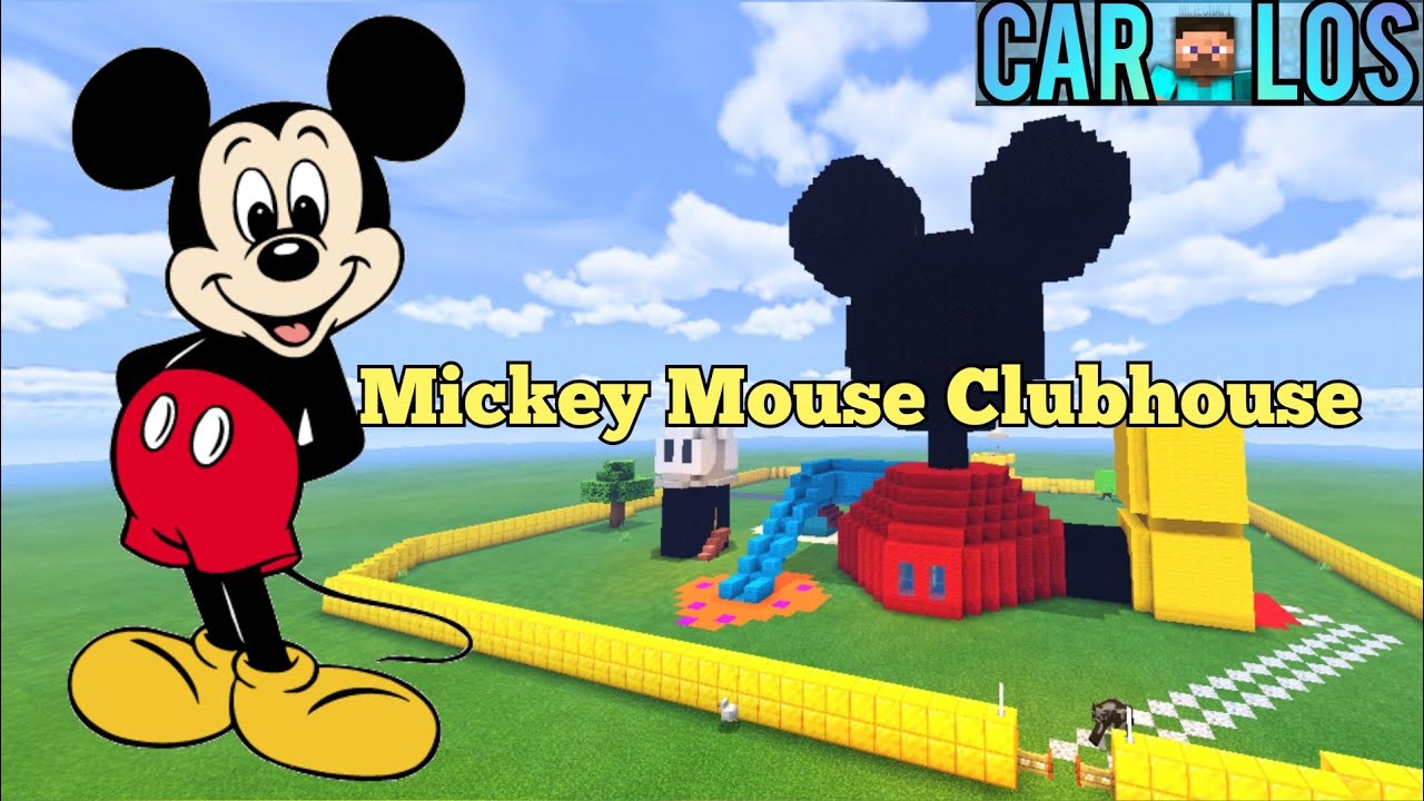 Mickey Mouse Clubhouse (Minecraft Edition) | Carlos Minecraft - YouTube