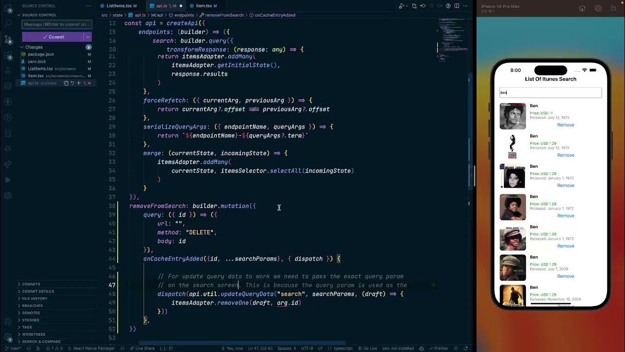 Infinite Scrolling in React Native with RTK Query - Part 2 - YouTube