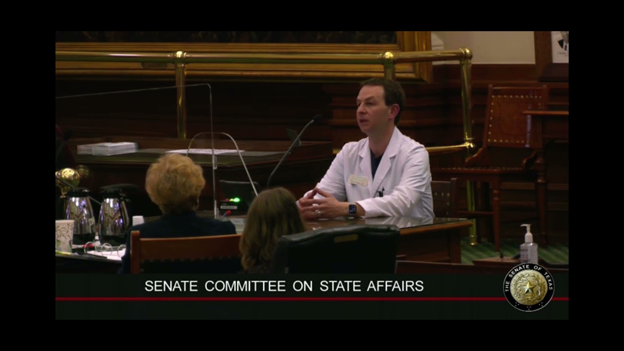 Robert S. Marks M.D. Testifies Against TX SB207 on Behalf of Texas ...