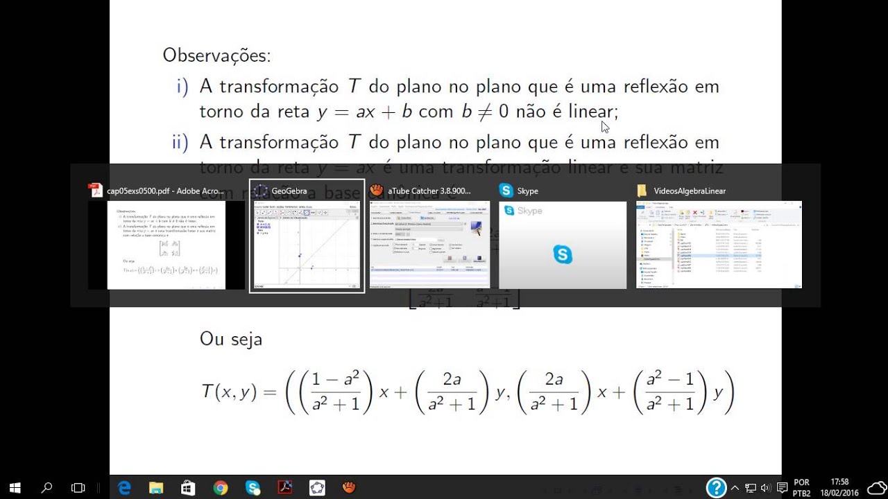 Exercícios resolvidos de álgebra linear, Cap. 5 Ex 05 (Boldrini) - YouTube